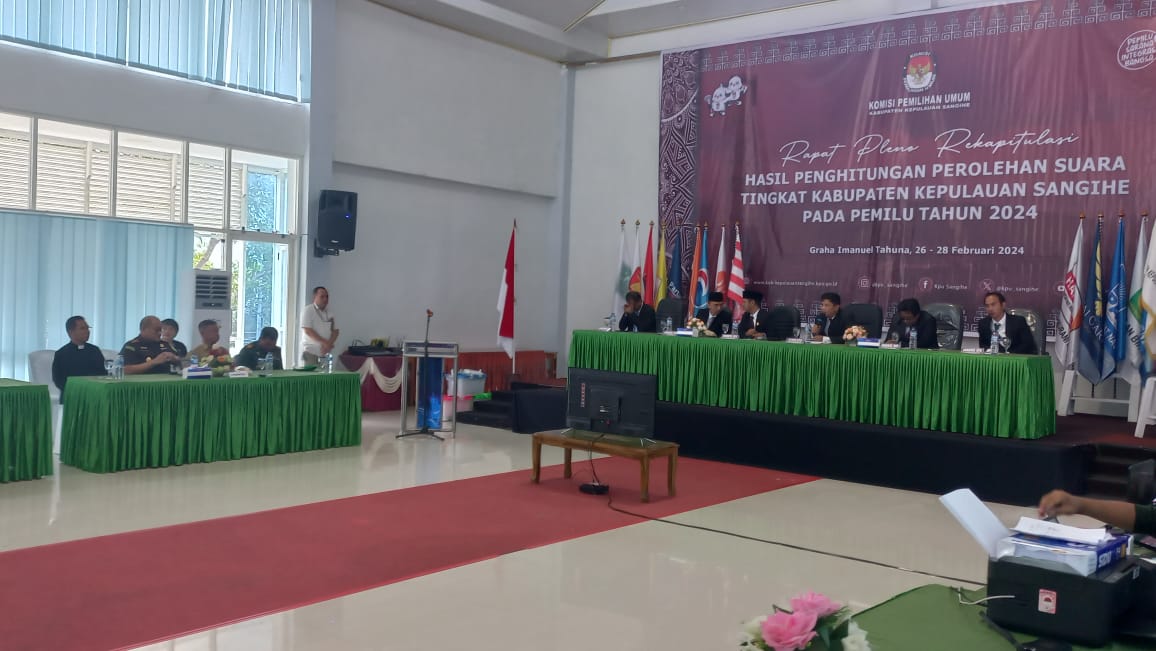 Pembukaan Rapat Pleno Terbuka Rekapitulasi Hasil Penghitungan Perolehan Suara Pemilu 2024 ...